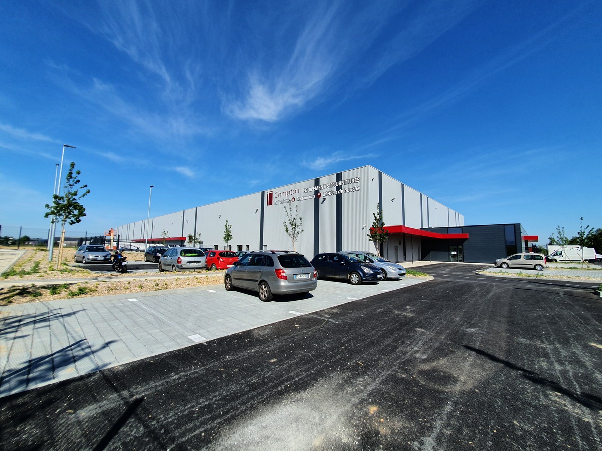 Des nouveaux locaux pour Comptoir de Bretagne à Pacé (35) - FER MET ALU